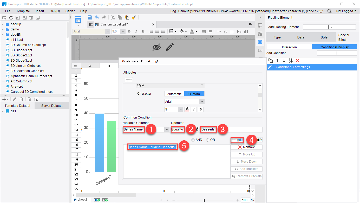 Chart Custom Tooltip Style-FineReport Help Document