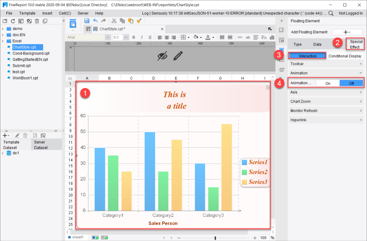 Chart Interaction-FineReport Help Document