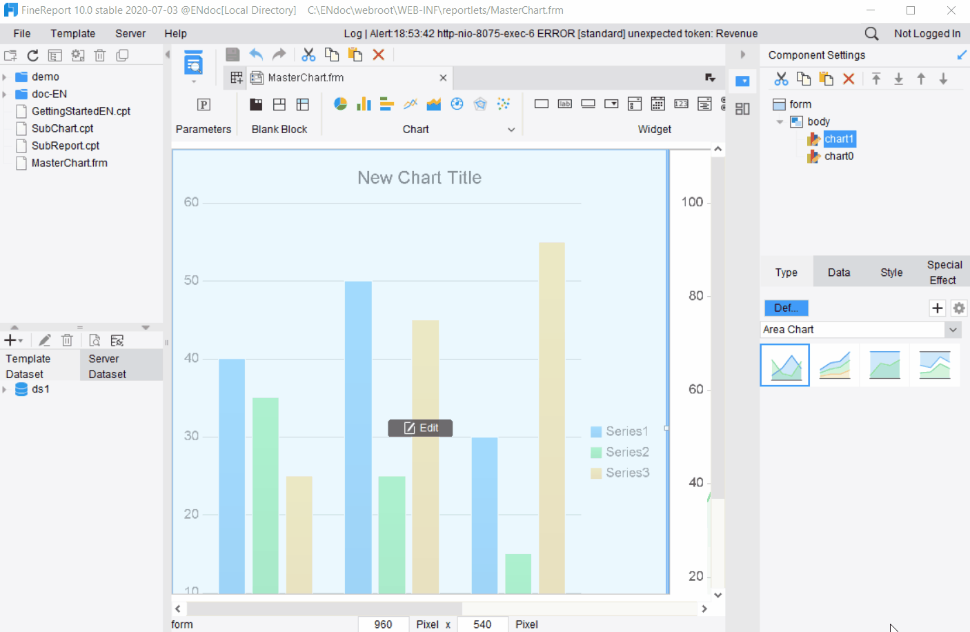 Drill-down Chart-FineReport Help Document