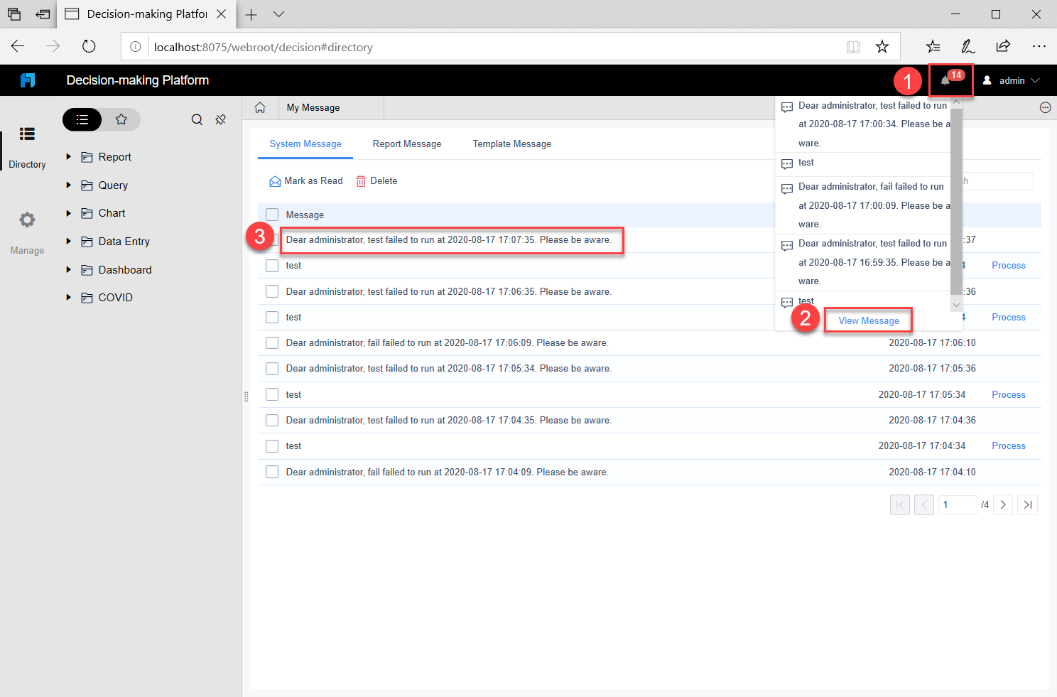 Task Schedule Management-FineReport Help Document