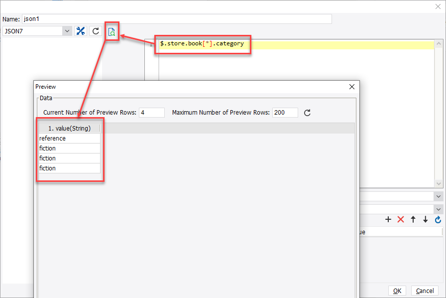 JSON Dataset-FineReport Help Document