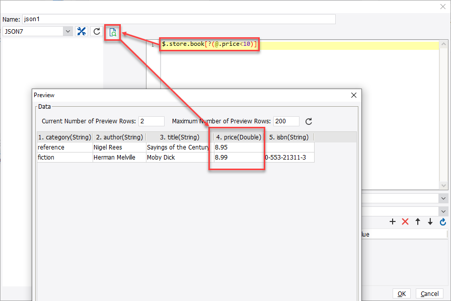 JSON Dataset-FineReport Help Document