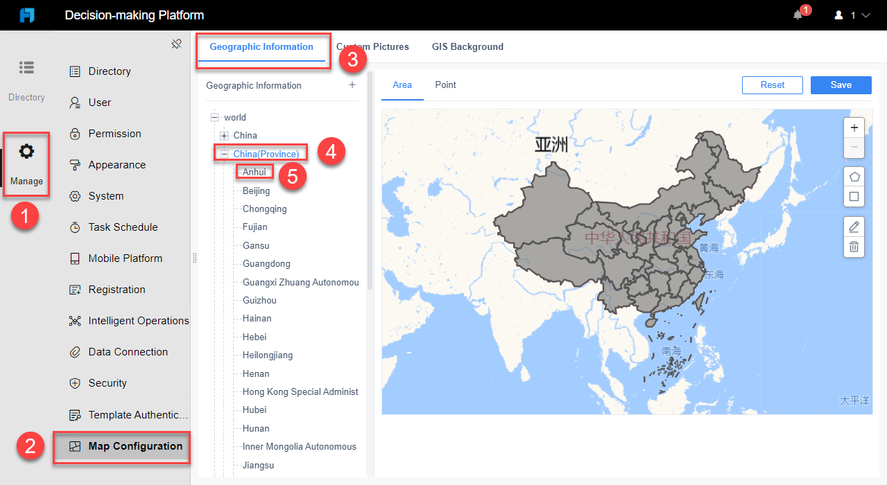 Map Drilling-FineReport Help Document