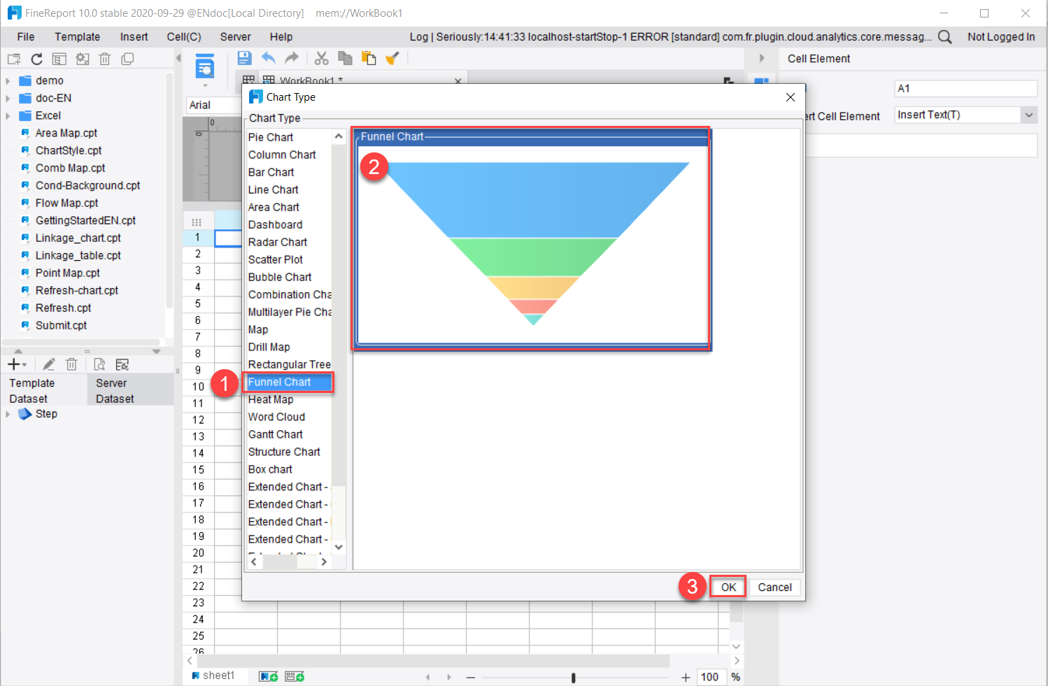 Funnel Chart-FineReport Help Document