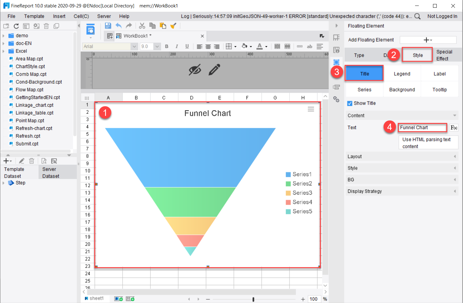 Funnel Chart-FineReport Help Document