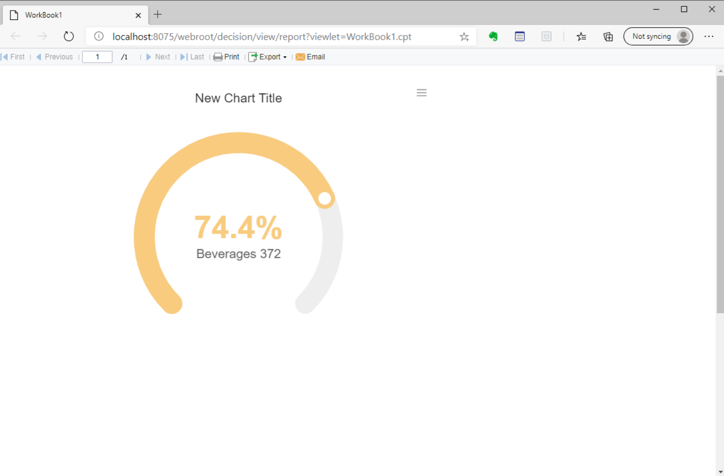 Multi-pointer Gauge-FineReport Help Document