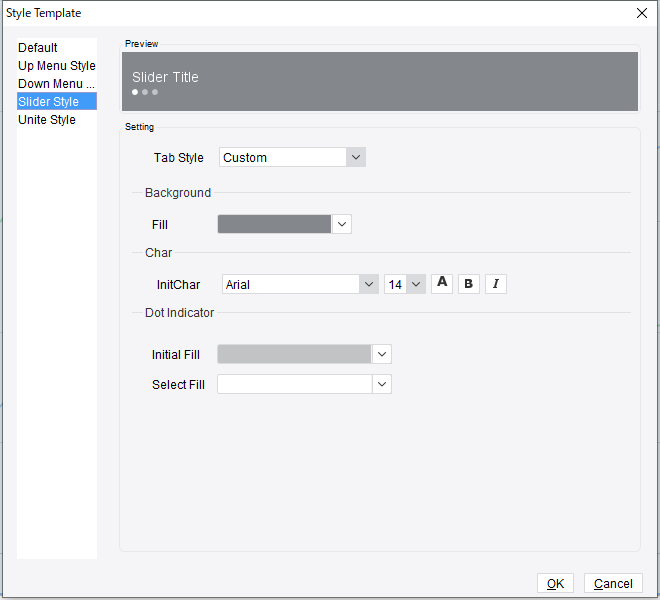 モバイル Tab パネルスタイル- FineReport Help Document