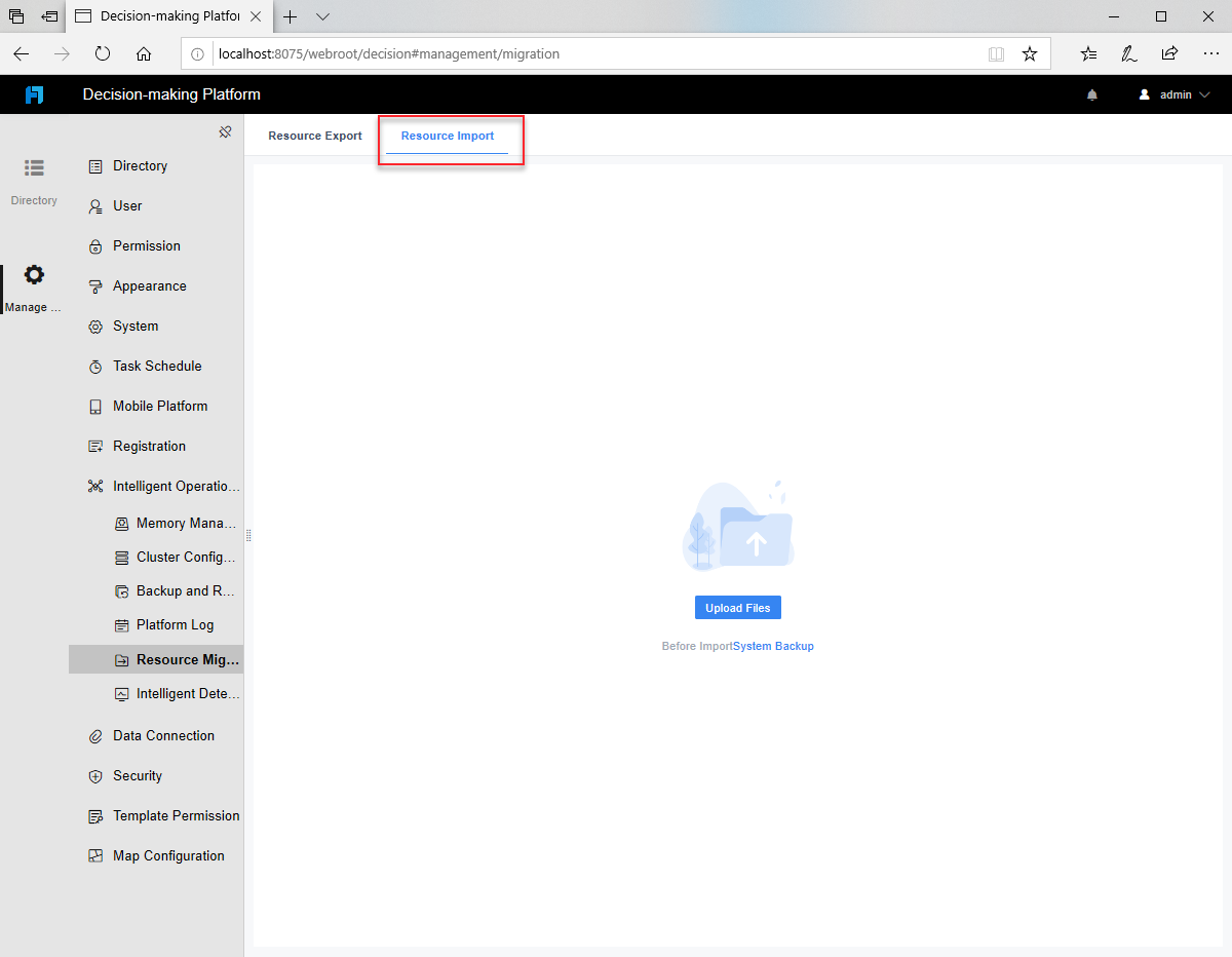 Resource Migration-FineReport Help Document