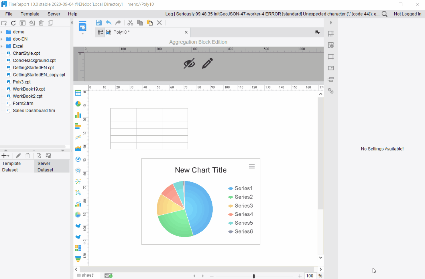 Aggregation Report-FineReport Help Document