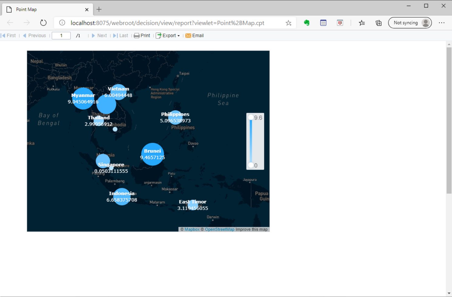 Point Map-FineReport Help Document