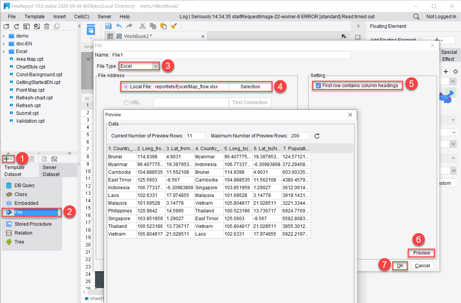 Combination Map-FineReport Help Document