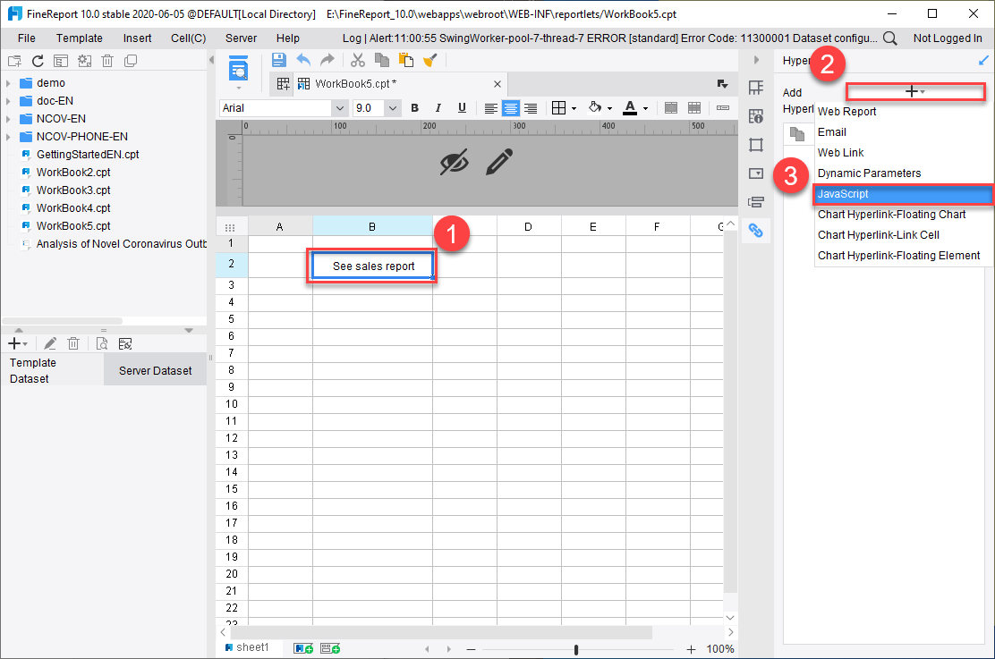 JavaScript-FineReport Help Document