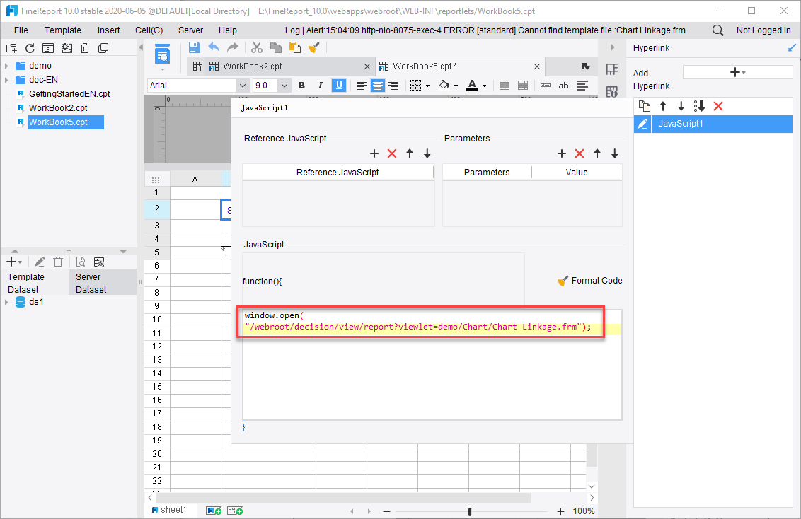 JavaScript-FineReport Help Document