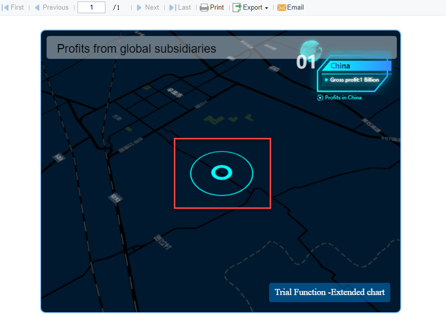 Extended Chart - Carousel GIS Point Map-FineReport Help Document