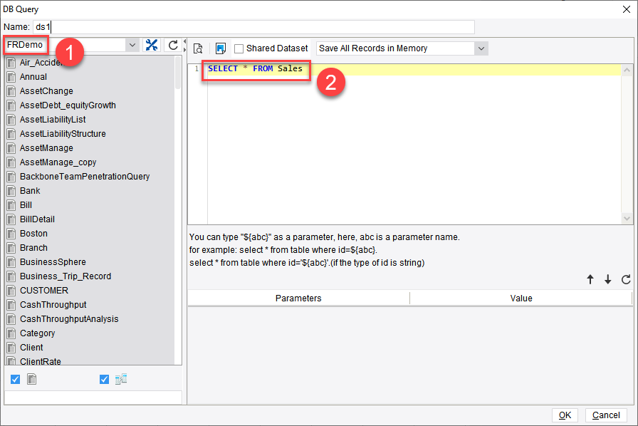 Extended Chart - Carousel KPI card-FineReport Help Document