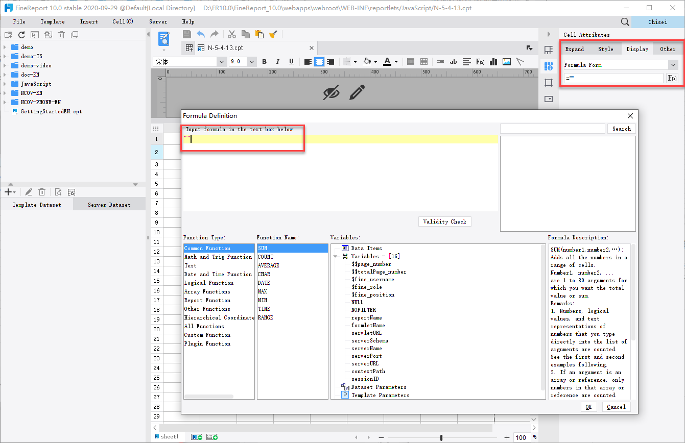 JS Dynamic star rating-FineReport Help Document