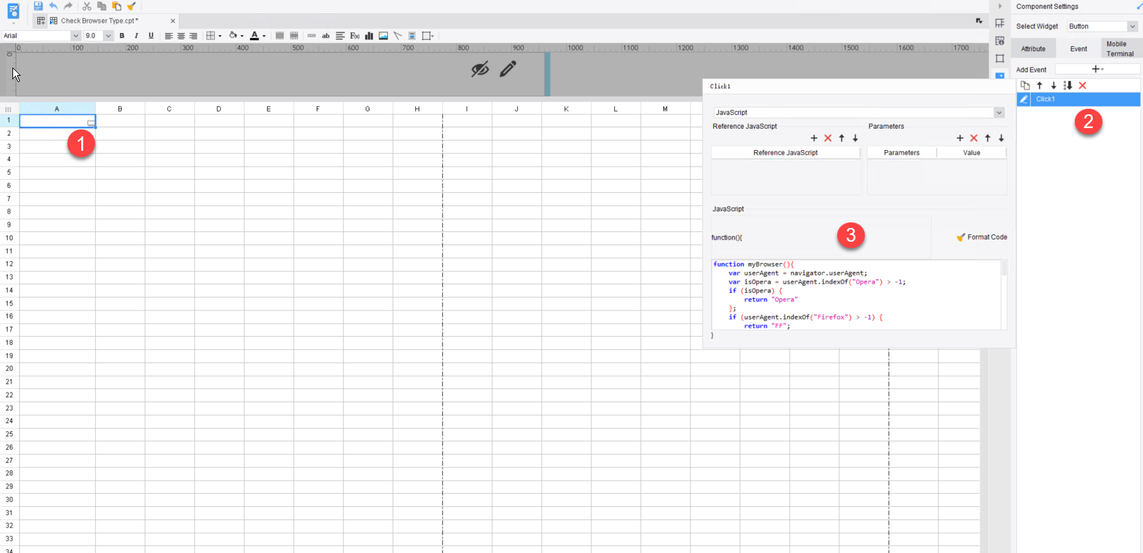 JS Check Browser Type-FineReport Help Document