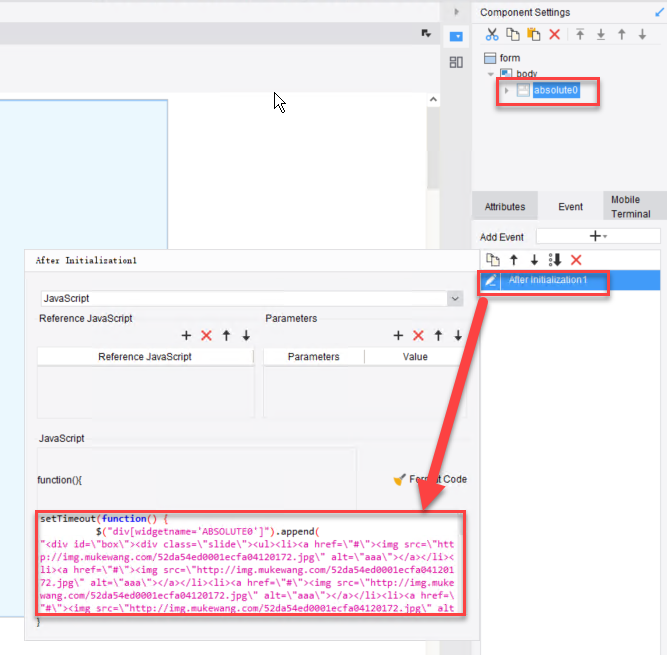 JS Image Carousel-FineReport Help Document
