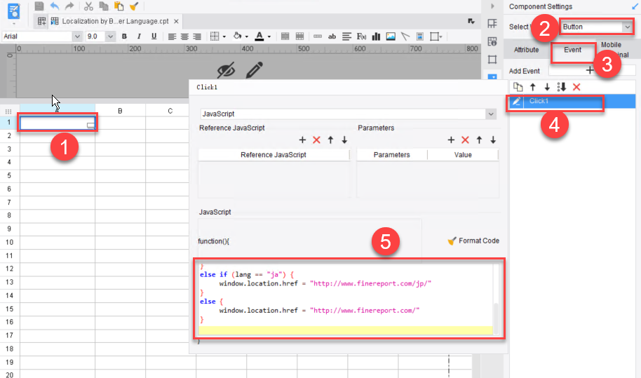 JS Judge Browser Language-FineReport Help Document