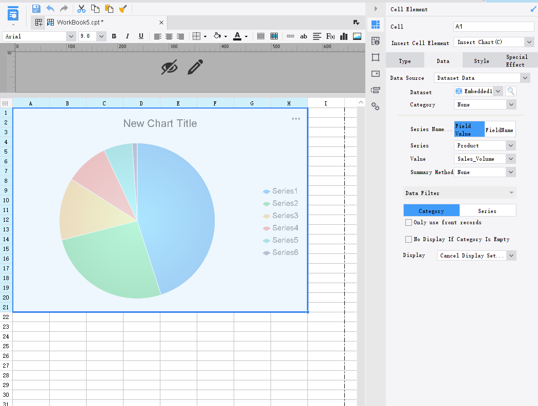 JS Hide chart carousel dots-FineReport Help Document