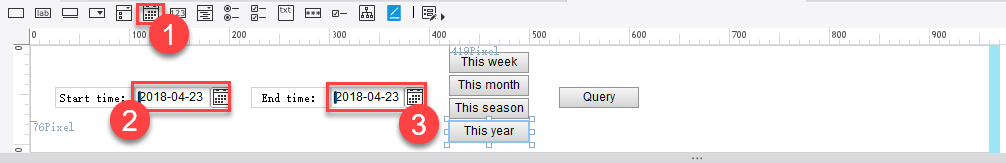 JS Custom Buttons Assign Specified Range Values-FineReport Help Document