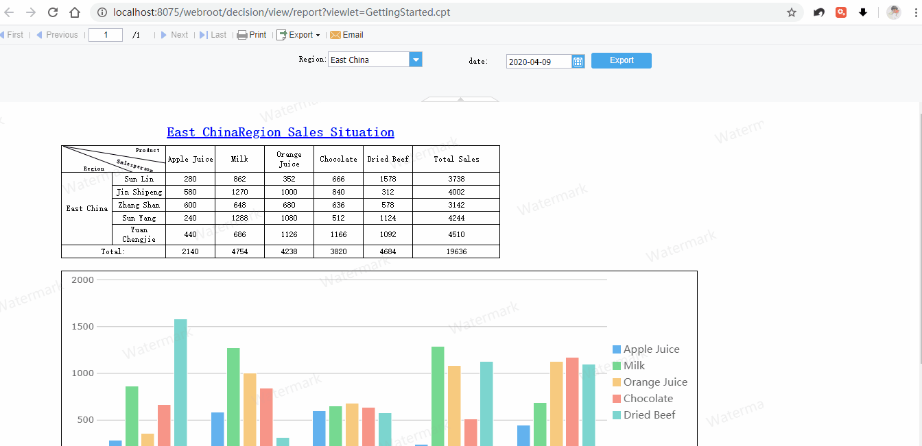 JS Customize Export File Name-FineReport Help Document