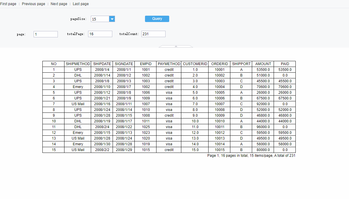 JS Custom fixed rows per page-FineReport Help Document