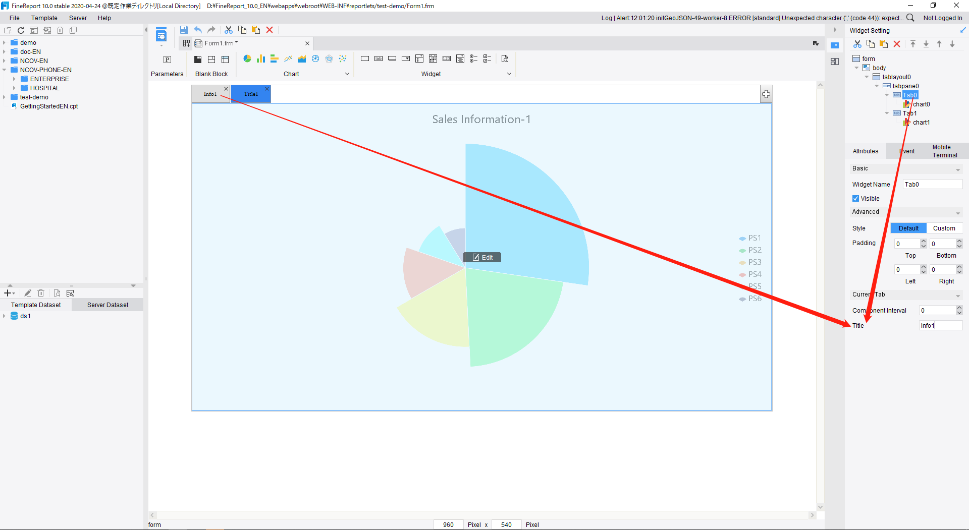 Tab Block-FineReport Help Document