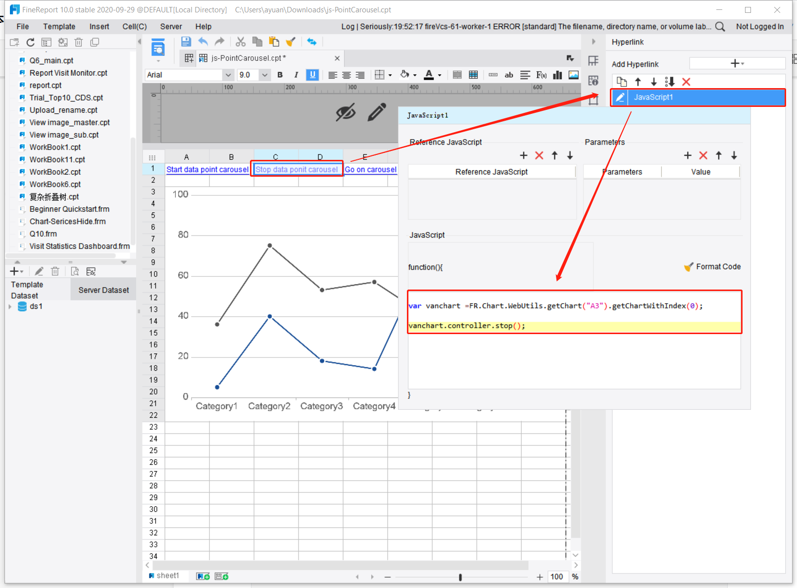 Chart data tooltip auto display-FineReport Help Document