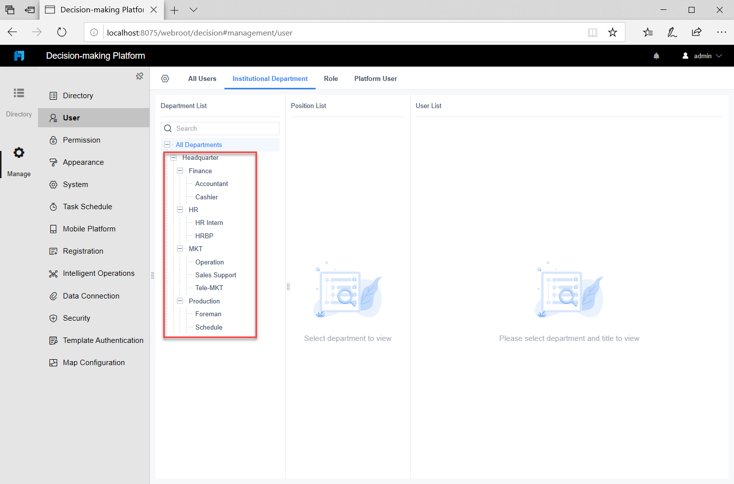 Import Users-FineReport Help Document