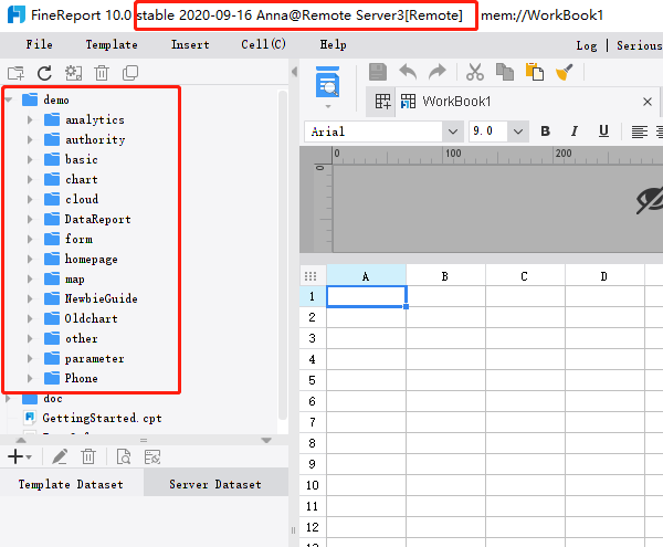 Remote Design-FineReport Help Document