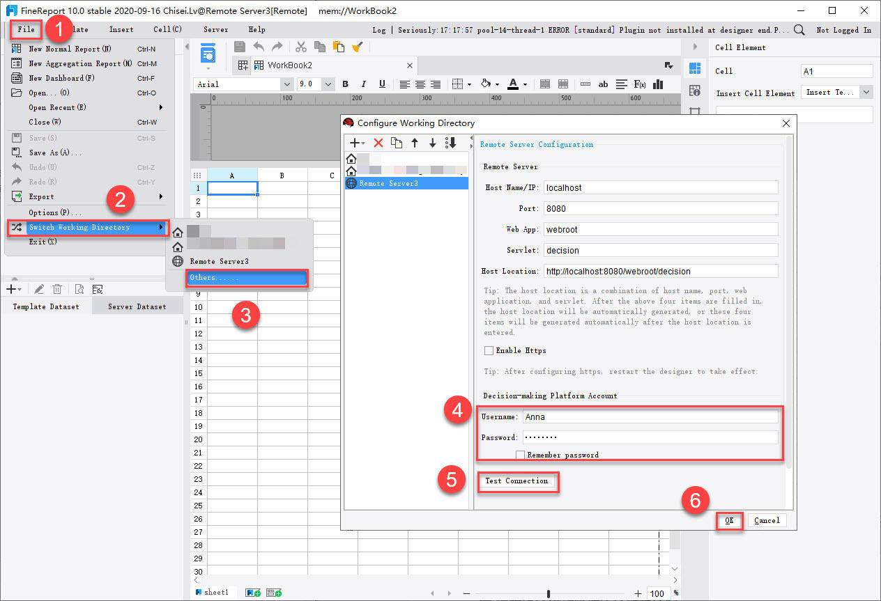 Remote Design-FineReport Help Document