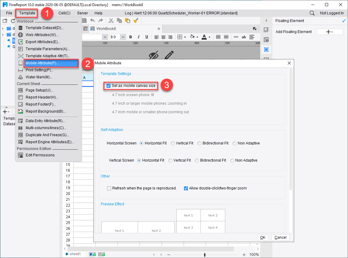 Mobile Report and Data Entry Report Making-FineReport Help Document