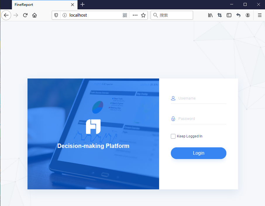 Tomcat Visit Decision-making Platform via IP-FineReport Help Document