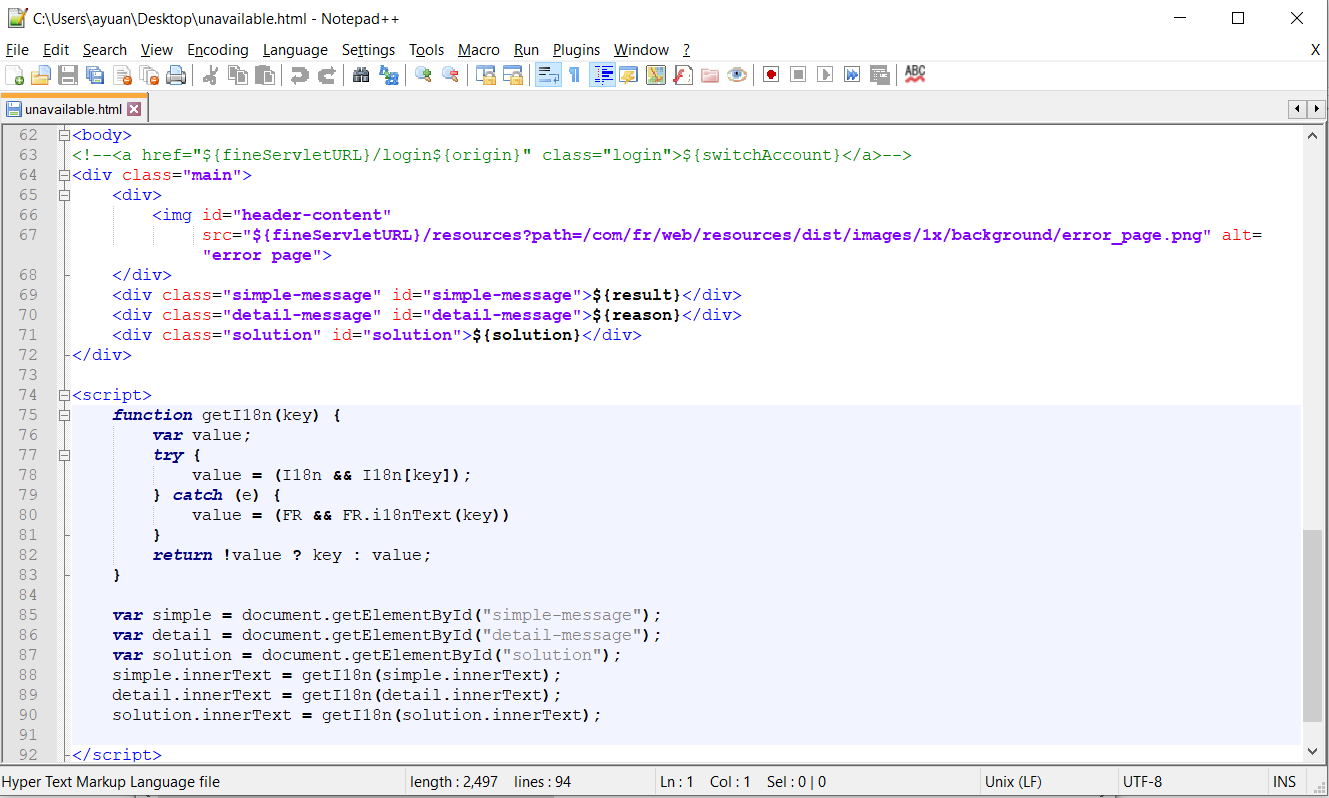 Customize "No permission" prompt page-FineReport Help Document