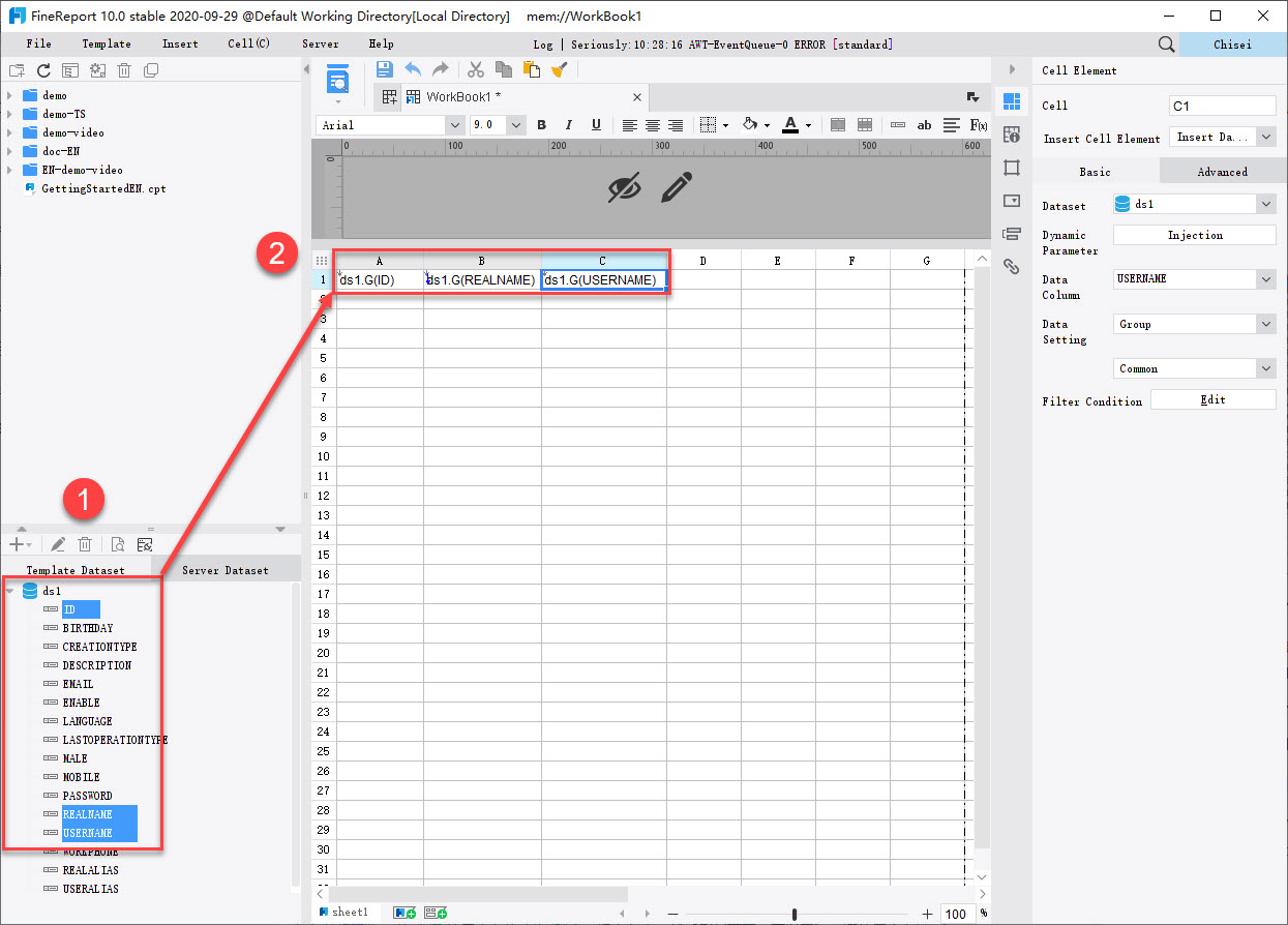 Built-in HSQL FineDB-FineReport Help Document