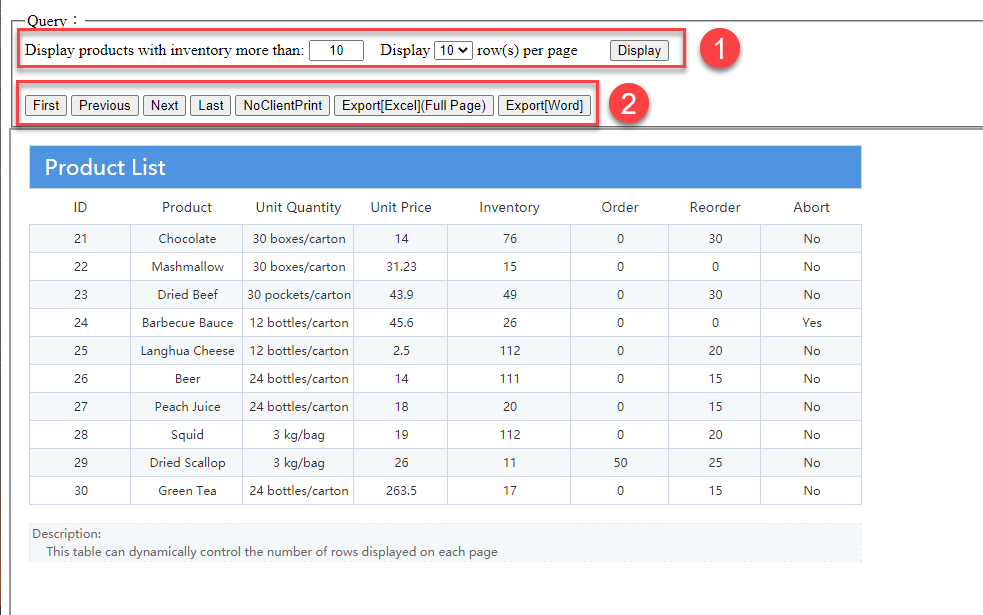 Custom Parameter Pane and Toolbar-FineReport Help Document