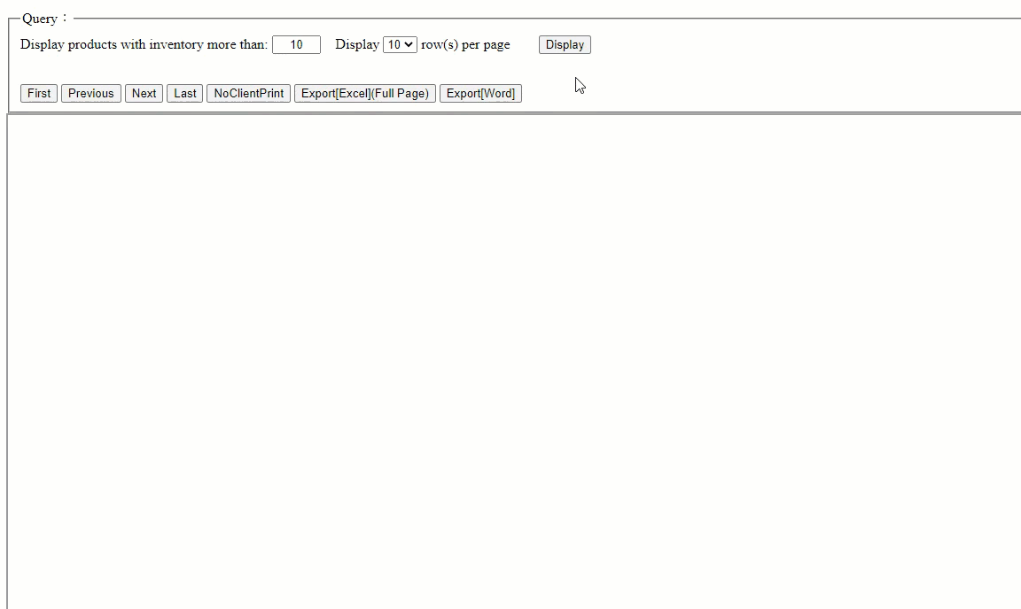 カスタムパラメータパネルとツールバー- FineReport Help Document