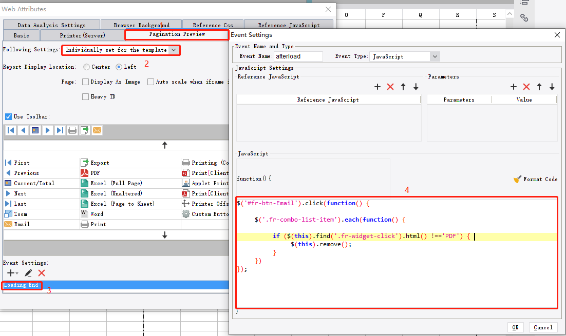 JS Change Email Formats-FineReport Help Document