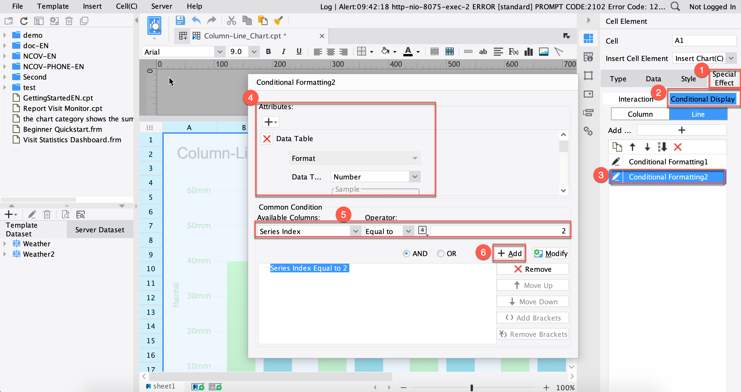Chart Custom Data Table-FineReport Help Document