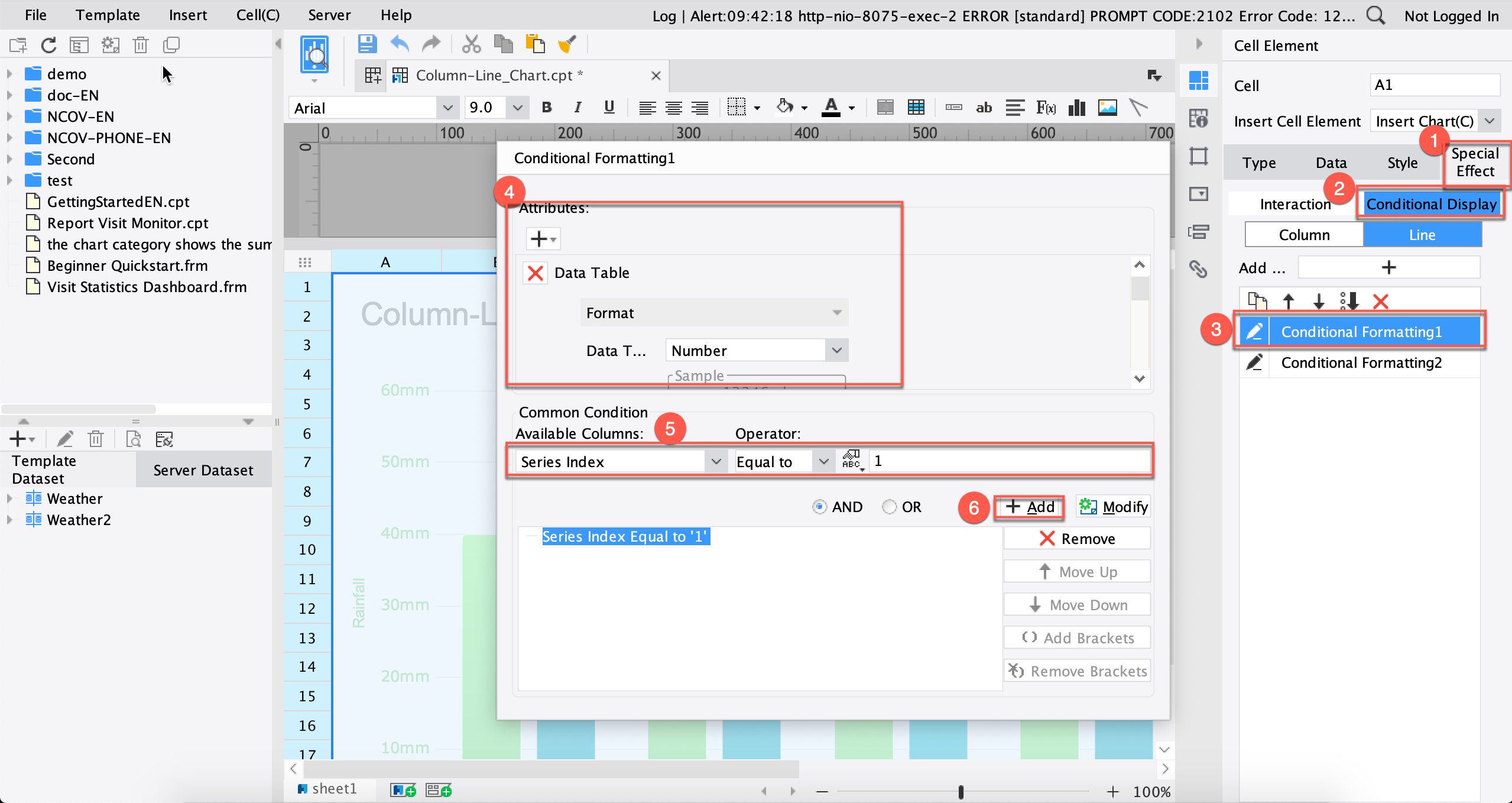 Chart Custom Data Table-FineReport Help Document