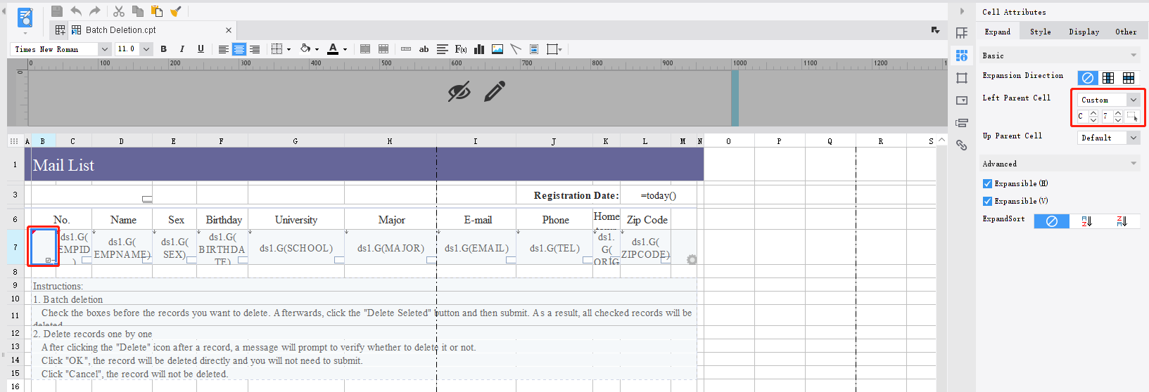 Change the Background of a Cell in the Row Where the Checkbox is ...