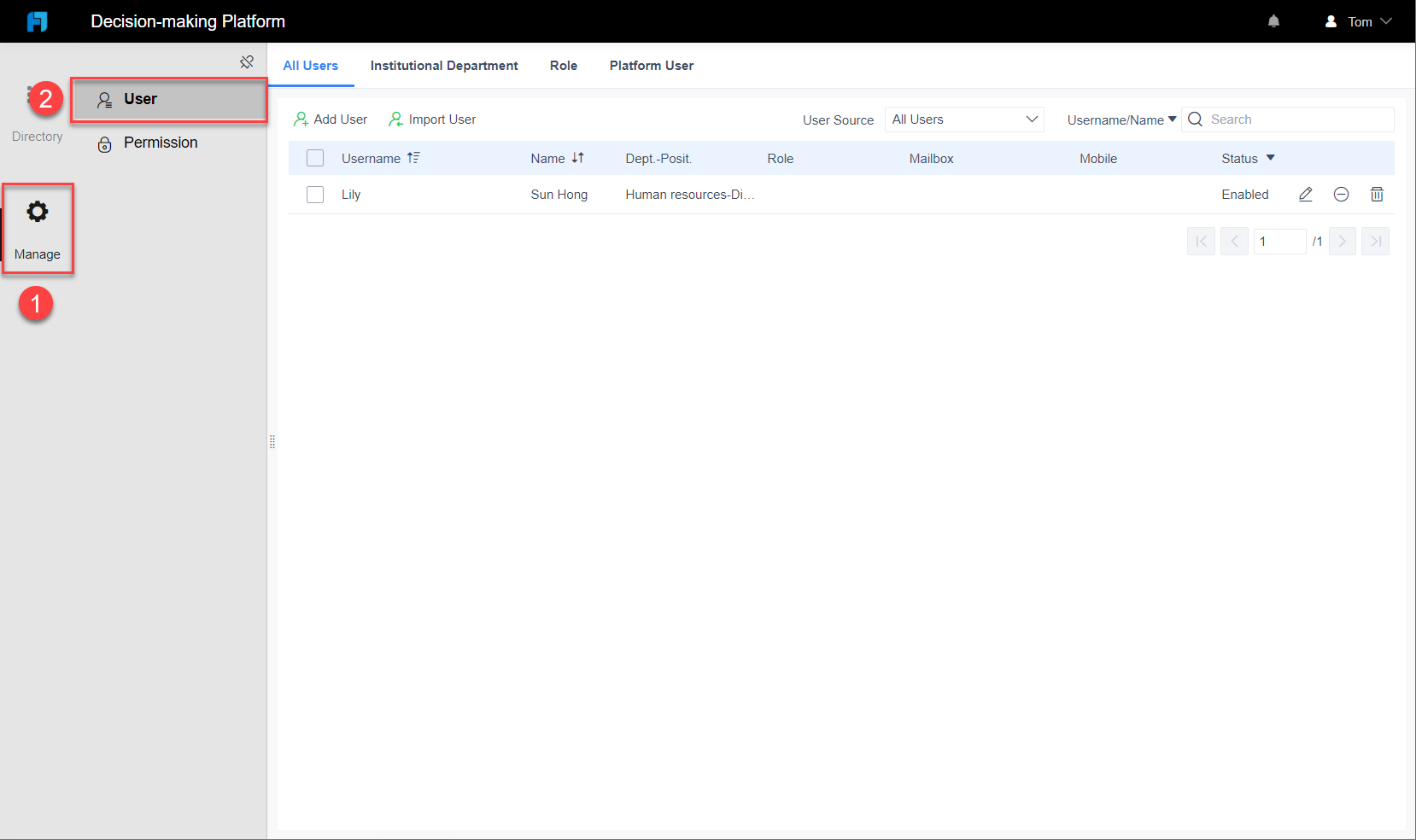 Hierarchical Authorization-FineReport Help Document