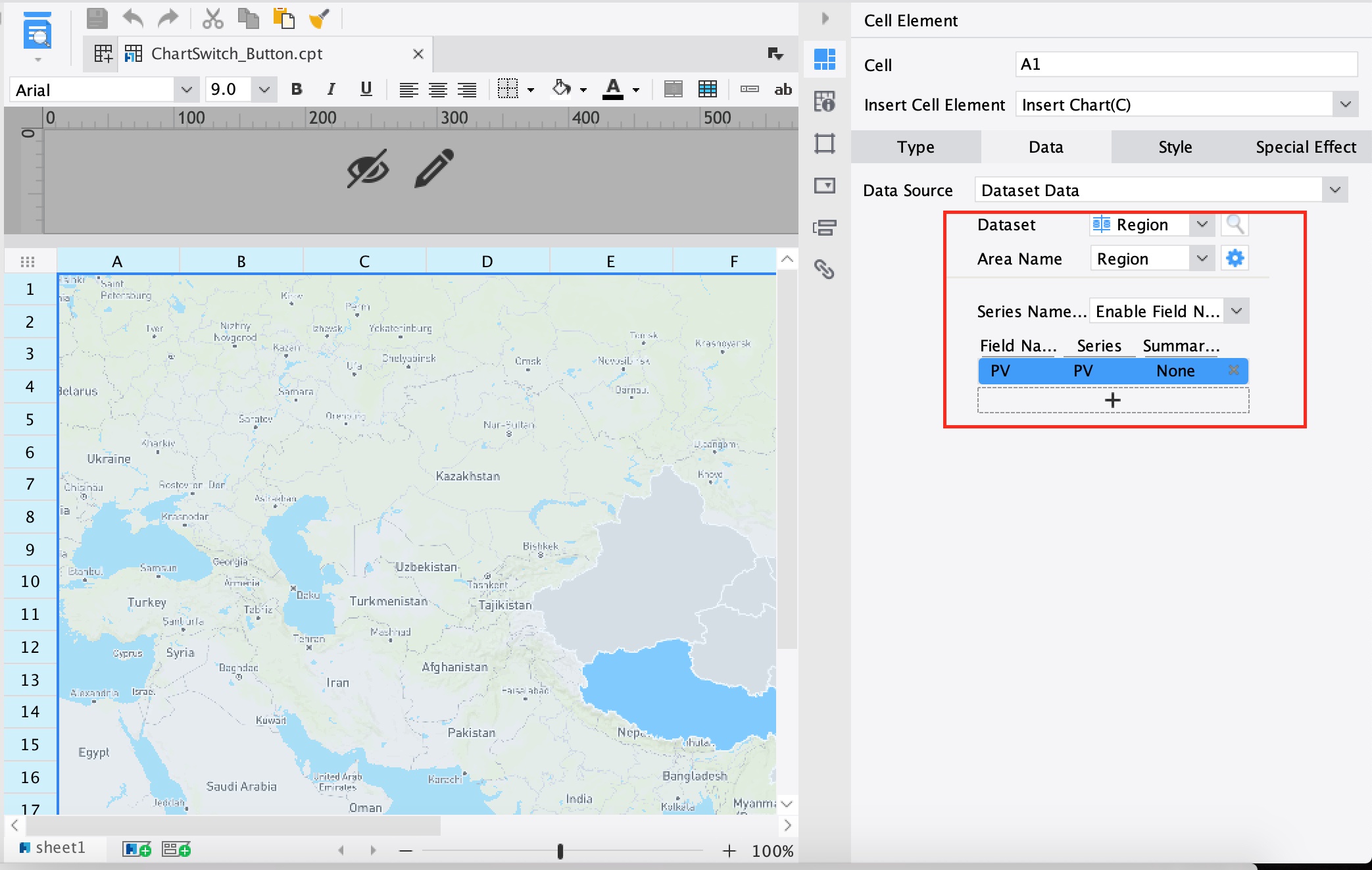 Chart Carousel Switch-FineReport Help Document