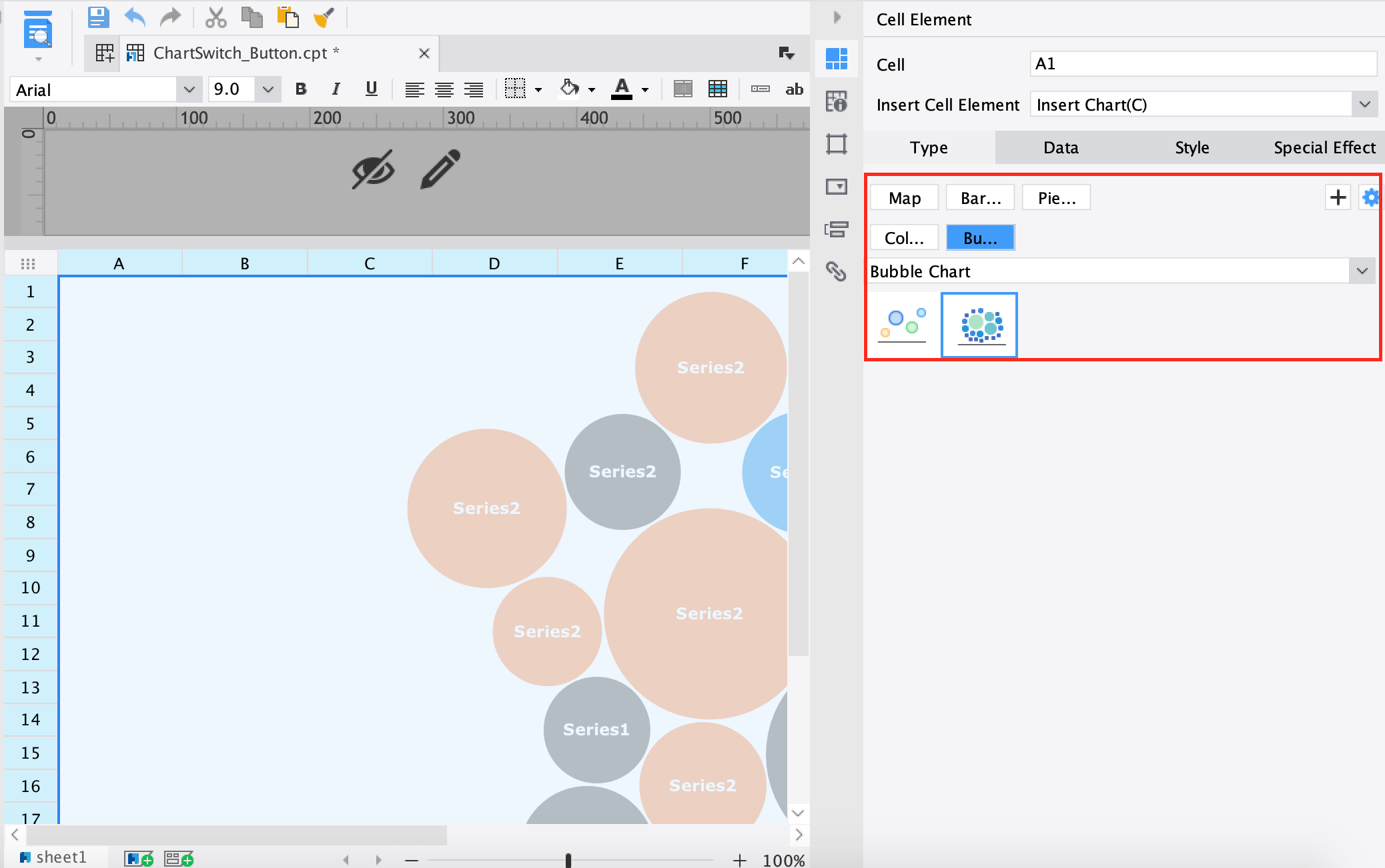Chart Carousel Switch-FineReport Help Document