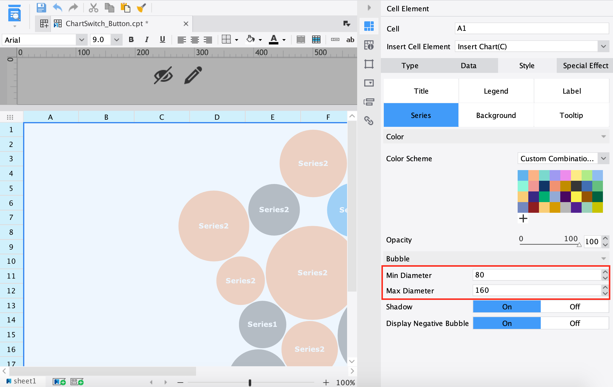 Chart Carousel Switch-FineReport Help Document