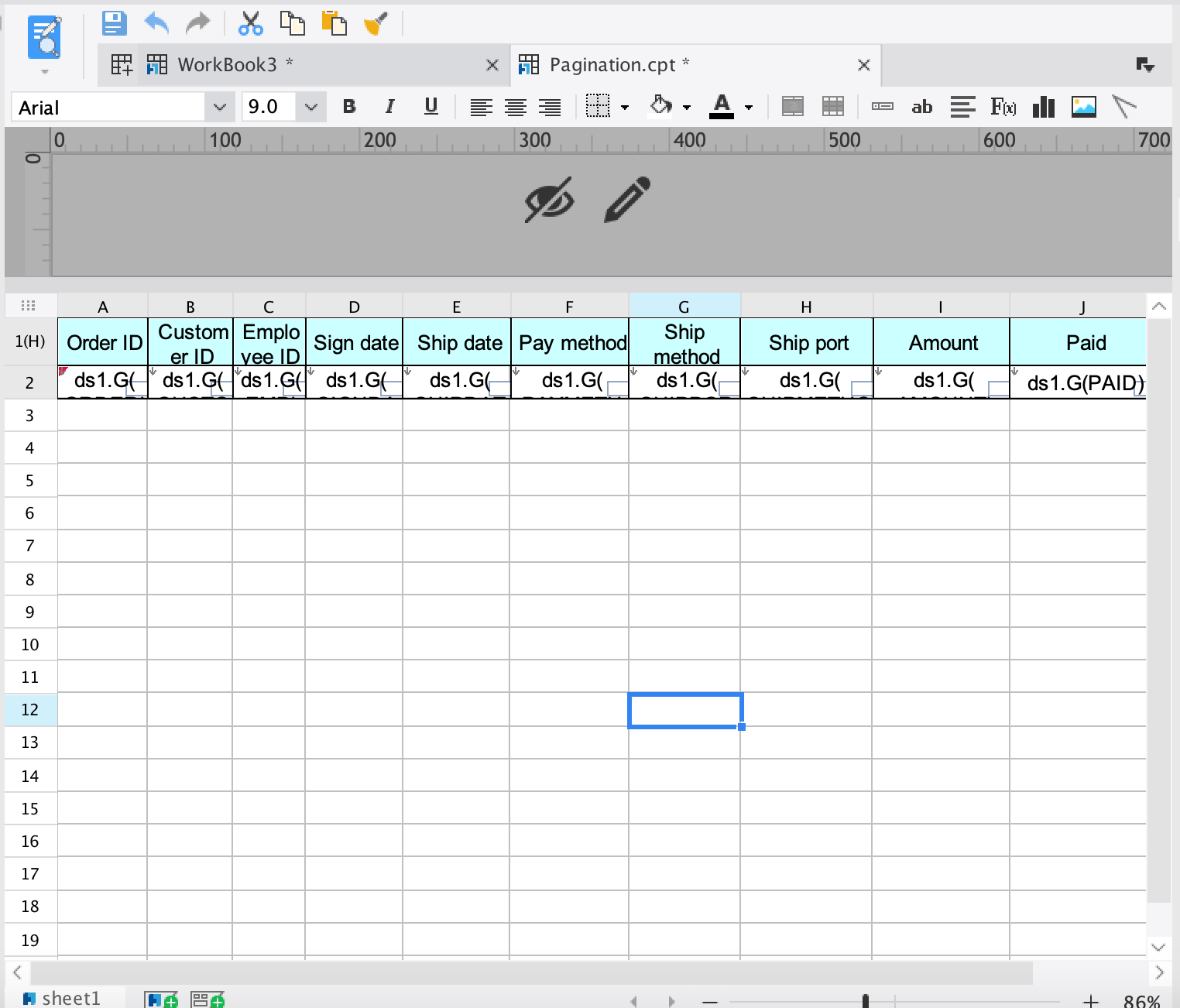 Data Entry Pagination -FineReport Help Document