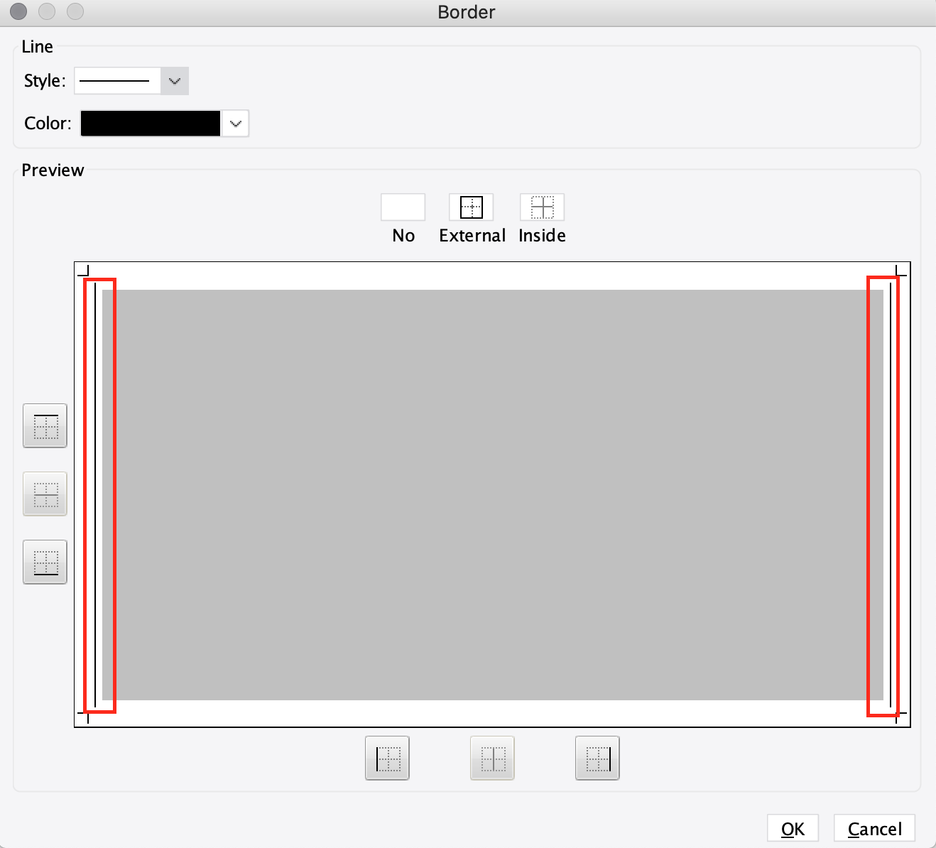 No border within a group-FineReport Help Document