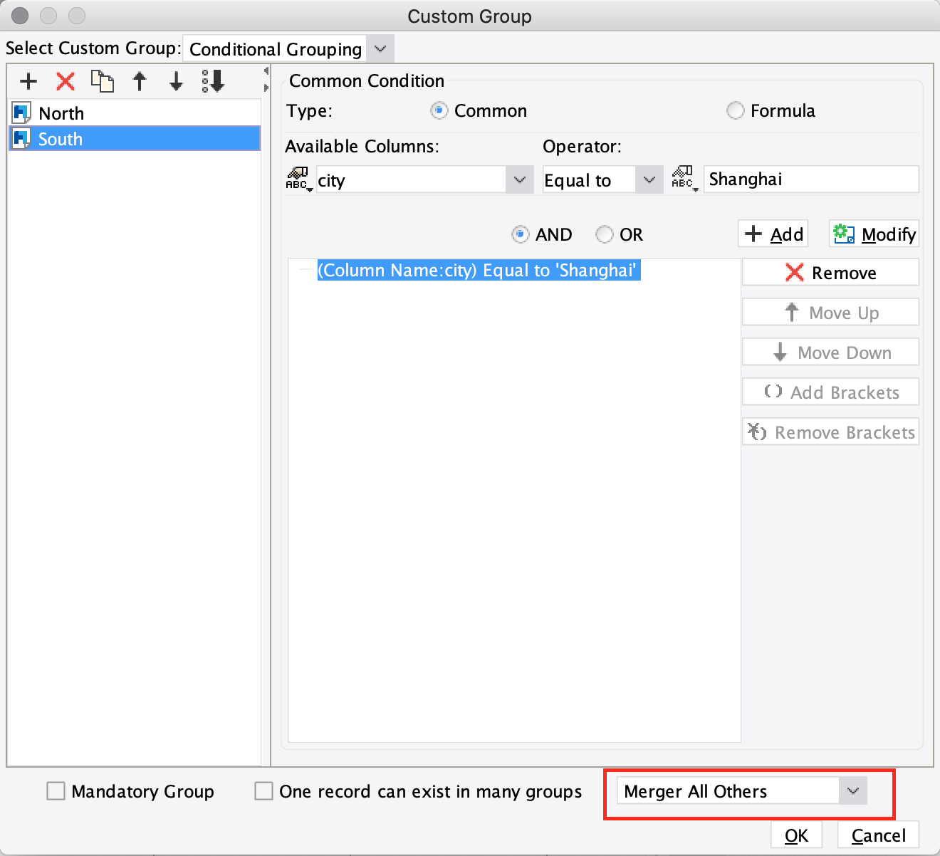 Grouped by Condition-FineReport Help Document