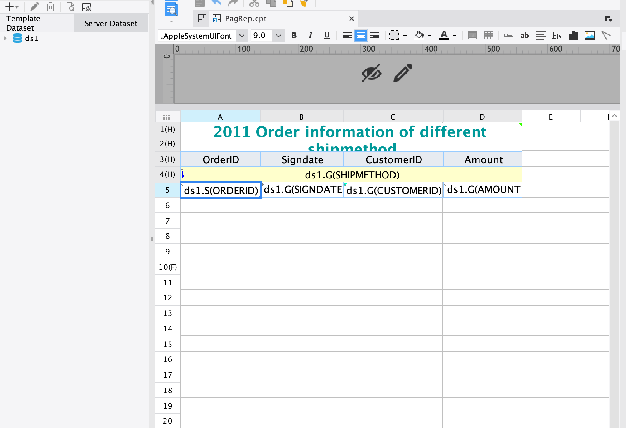 Pagination Report-FineReport Help Document